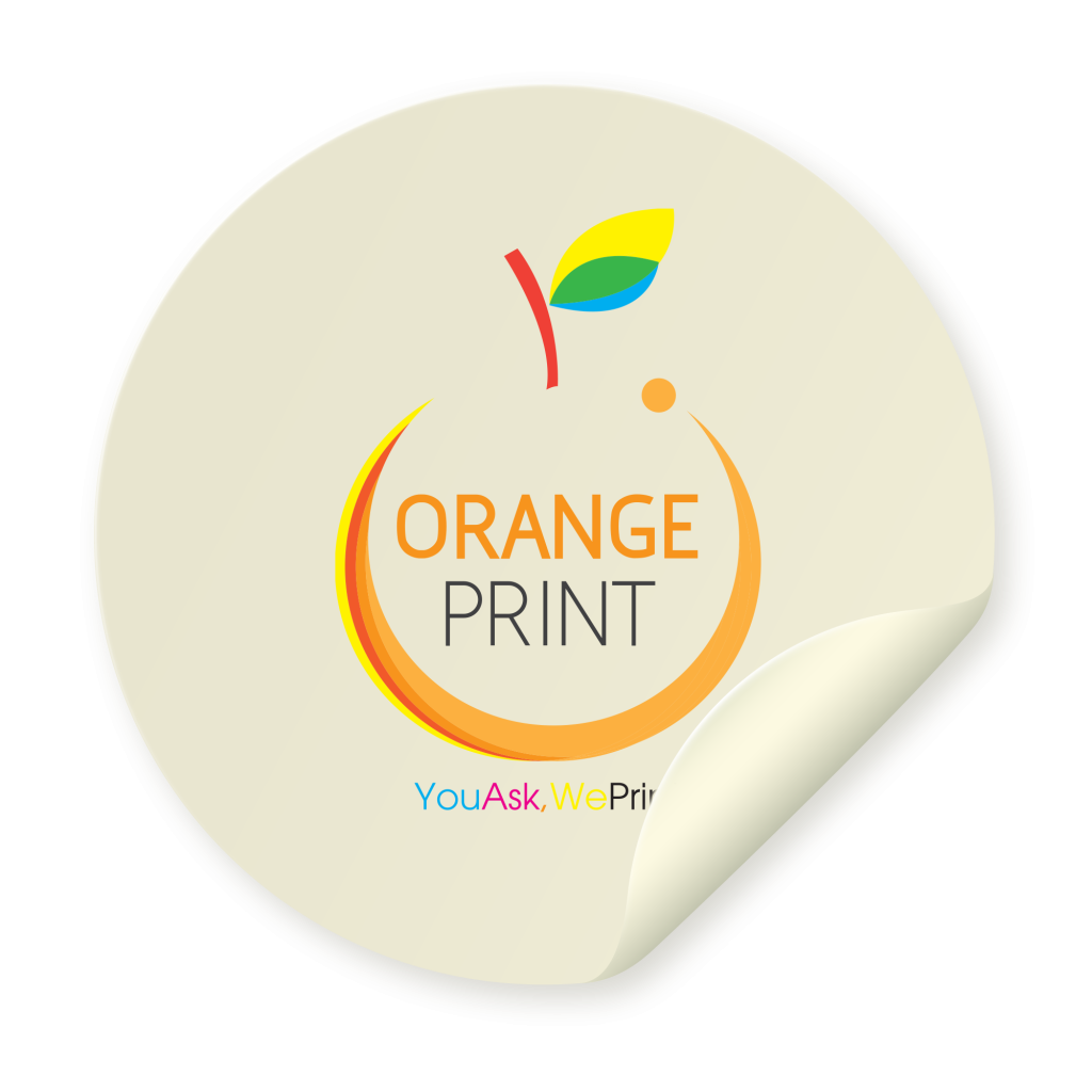 Label Sticker (Cut Sheet) - Orange Print Pte Ltd